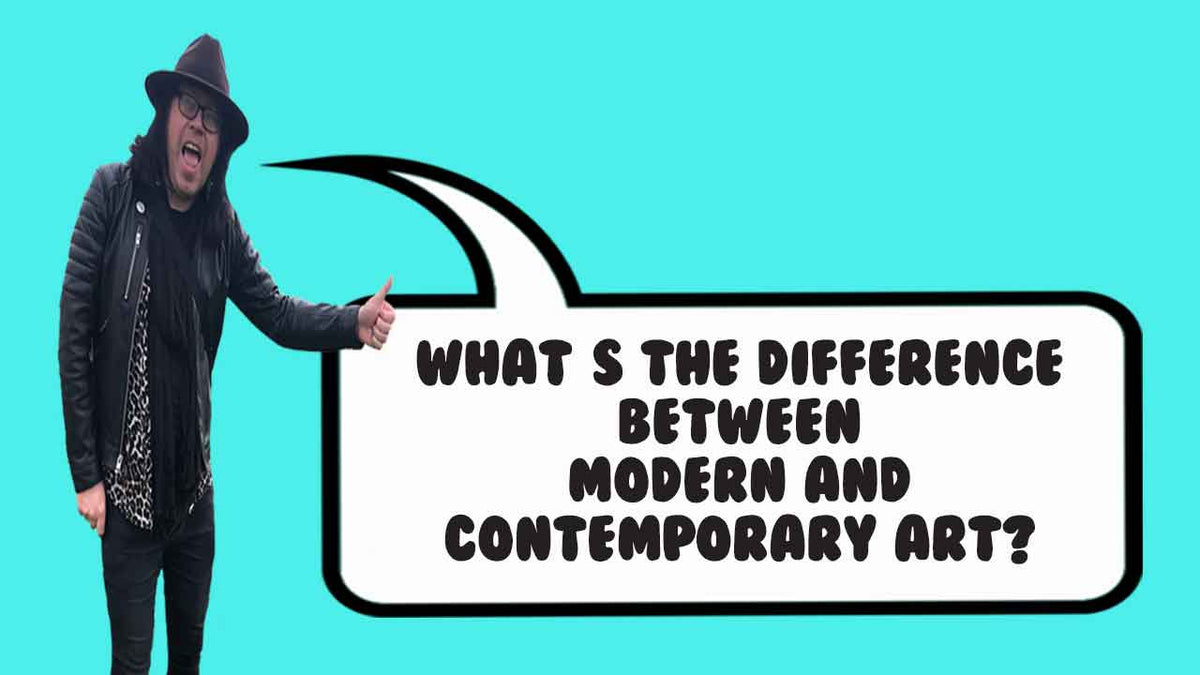 What’s the difference between modern & contemporary art? – BARRIE J DAVIES