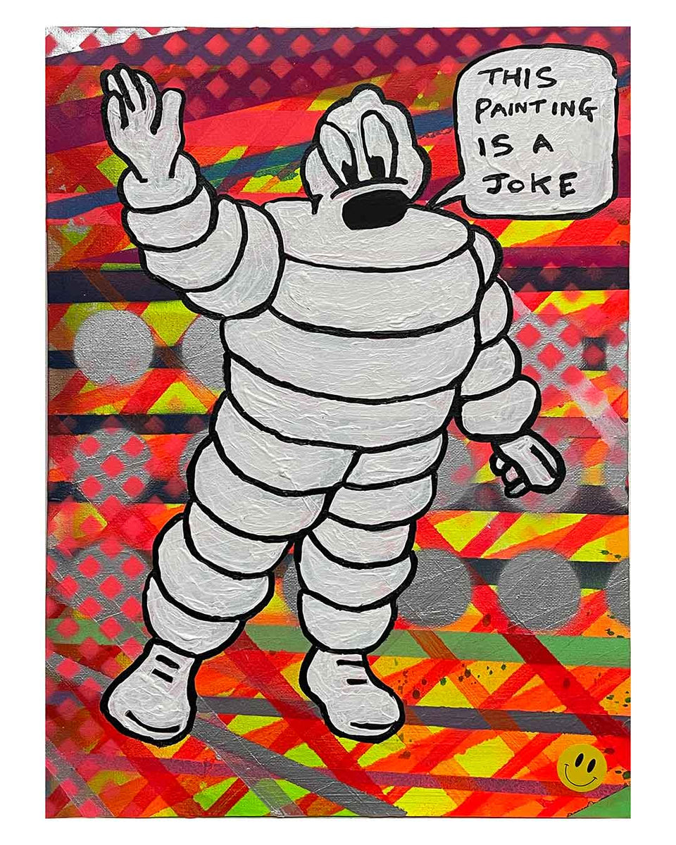 Joke Painting | Original Funny Art Canvas – BARRIE J DAVIES